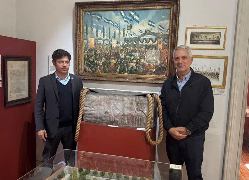 Histórica visita de Axel Kicillof y Julio Alak al Museo Municipal Dardo ...