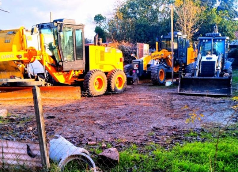 Avanza el mejorado de calles en parque Sicardi e Ignacio Correas